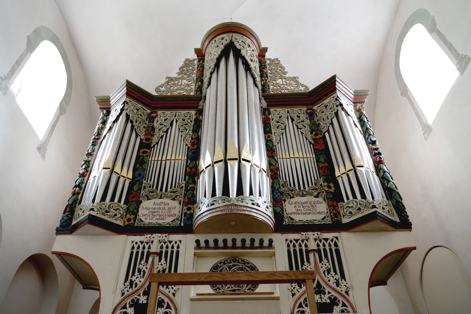 The 15th-century organ in the Andreaskirche in Ostönnen (Germany) | Het ...
